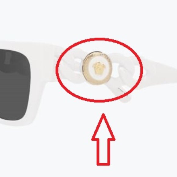 Versace | Accessories | Versace Ve 449 4408 Sunglasses Replacement ...